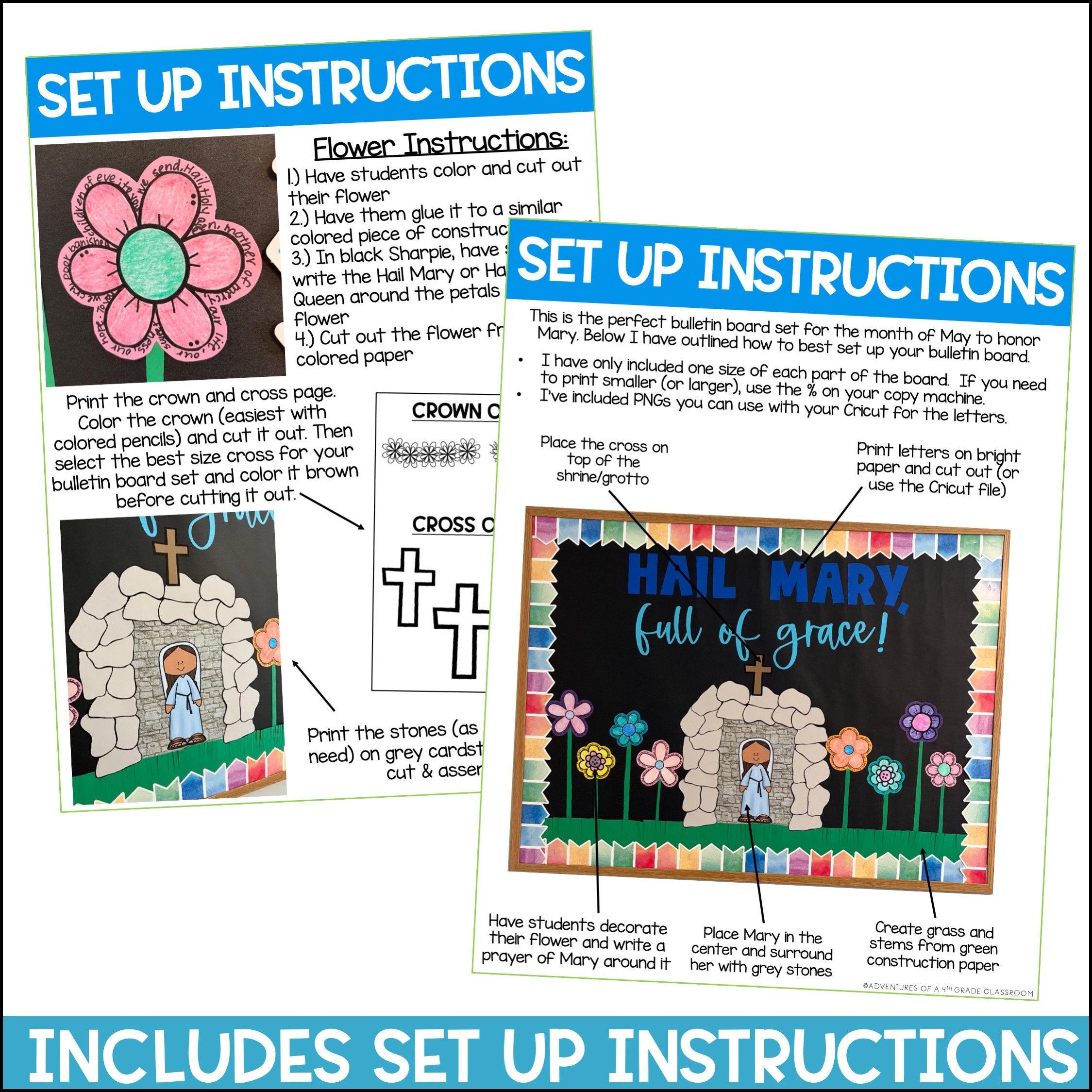 May Crowning Bulletin Board | Catholic - Etsy