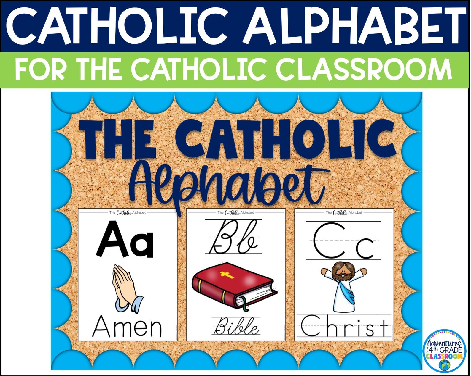Catholic Alphabet Posters - Etsy