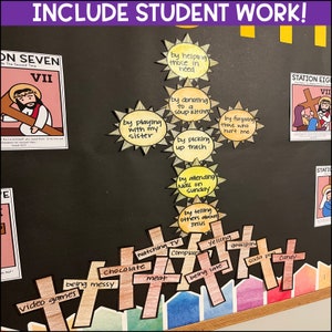 Stations of the Cross Bulletin Board | Ash Wednesday | Lent - Etsy