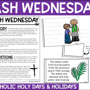 Ash Wednesday | Lent | Catholic - Etsy