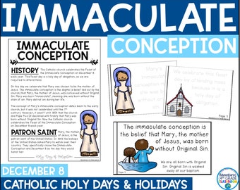 Immaculate Conception Coloring Page - Etsy