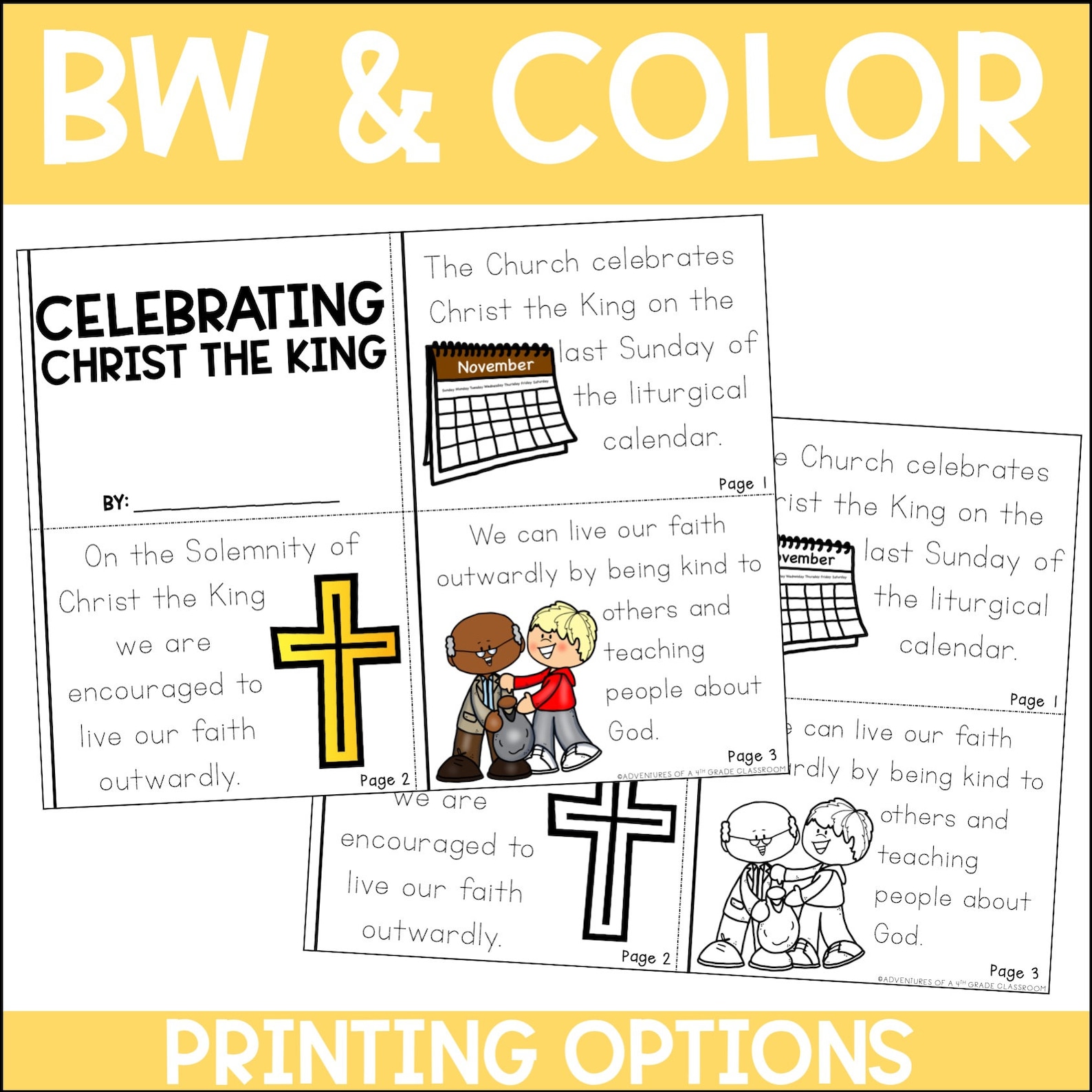 Christ the King Activity | Catholic - Etsy