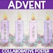 Advent Wreath Collaborative Poster | Catholic - Etsy