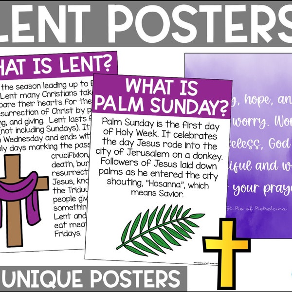 Lent Bulletin Board - Etsy