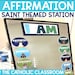 Affirmation Station | Saint Themed | Catholic - Etsy