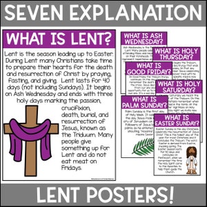 Lent Posters | Classroom Decor - Etsy