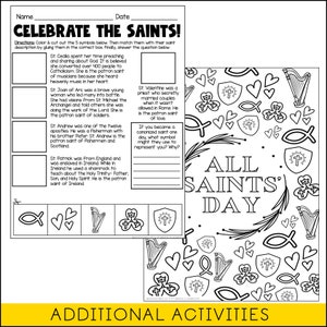 All Saints' Day Collaborative Poster | Catholic - Etsy