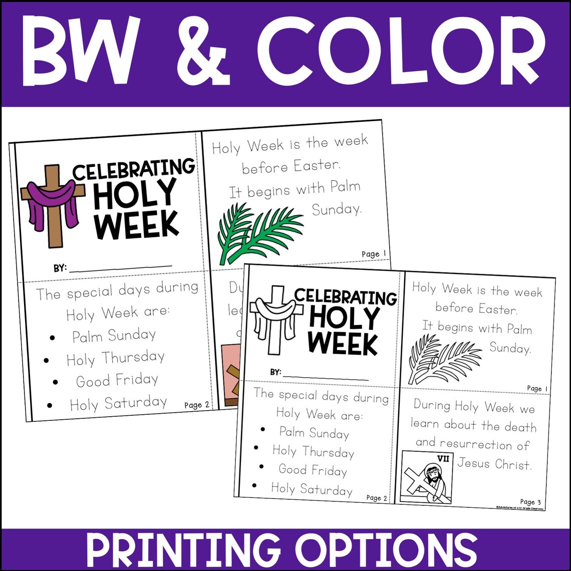 Holy Week | Lent | Catholic - Etsy