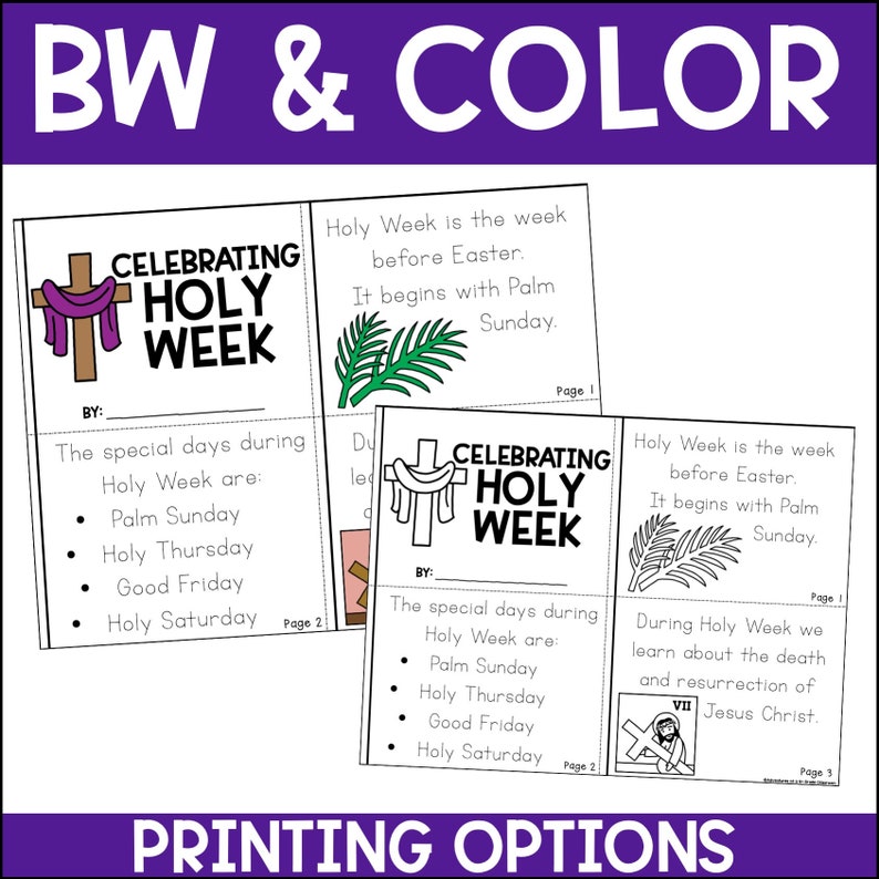 Holy Week Lent Catholic - Etsy