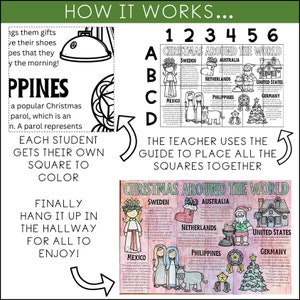 Christmas Around the World Collaborative Poster - Etsy