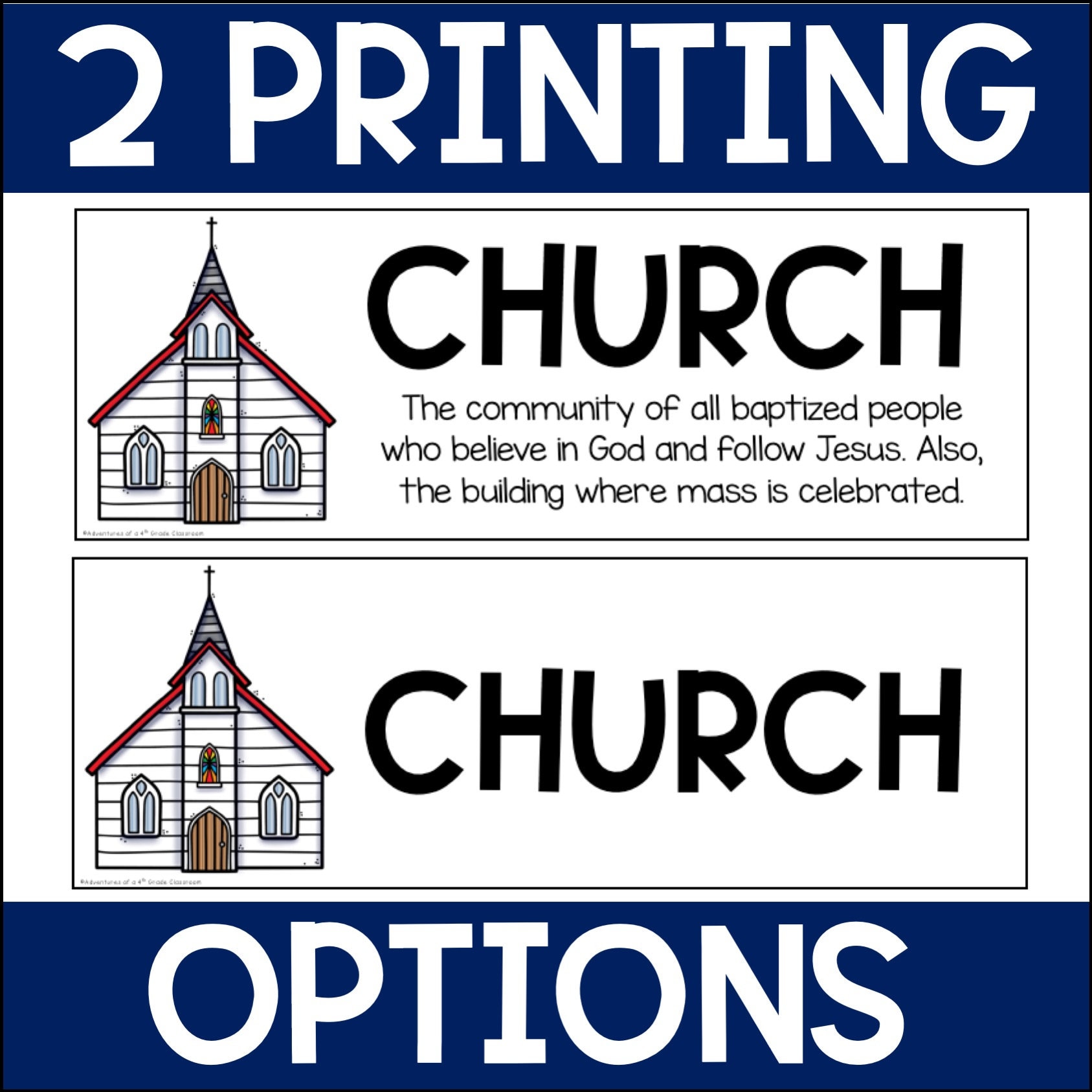 Catholic Vocabulary Word Wall - Etsy