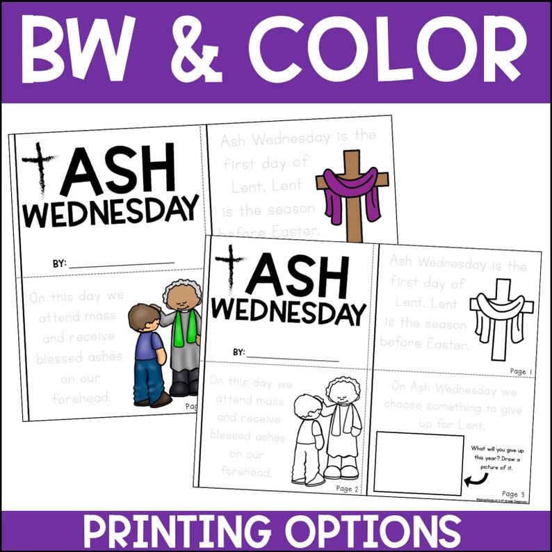 Ash Wednesday | Lent | Catholic - Etsy