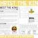 Christ the King Activity Catholic - Etsy