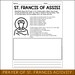 St. Francis of Assisi Collaborative Poster - Etsy