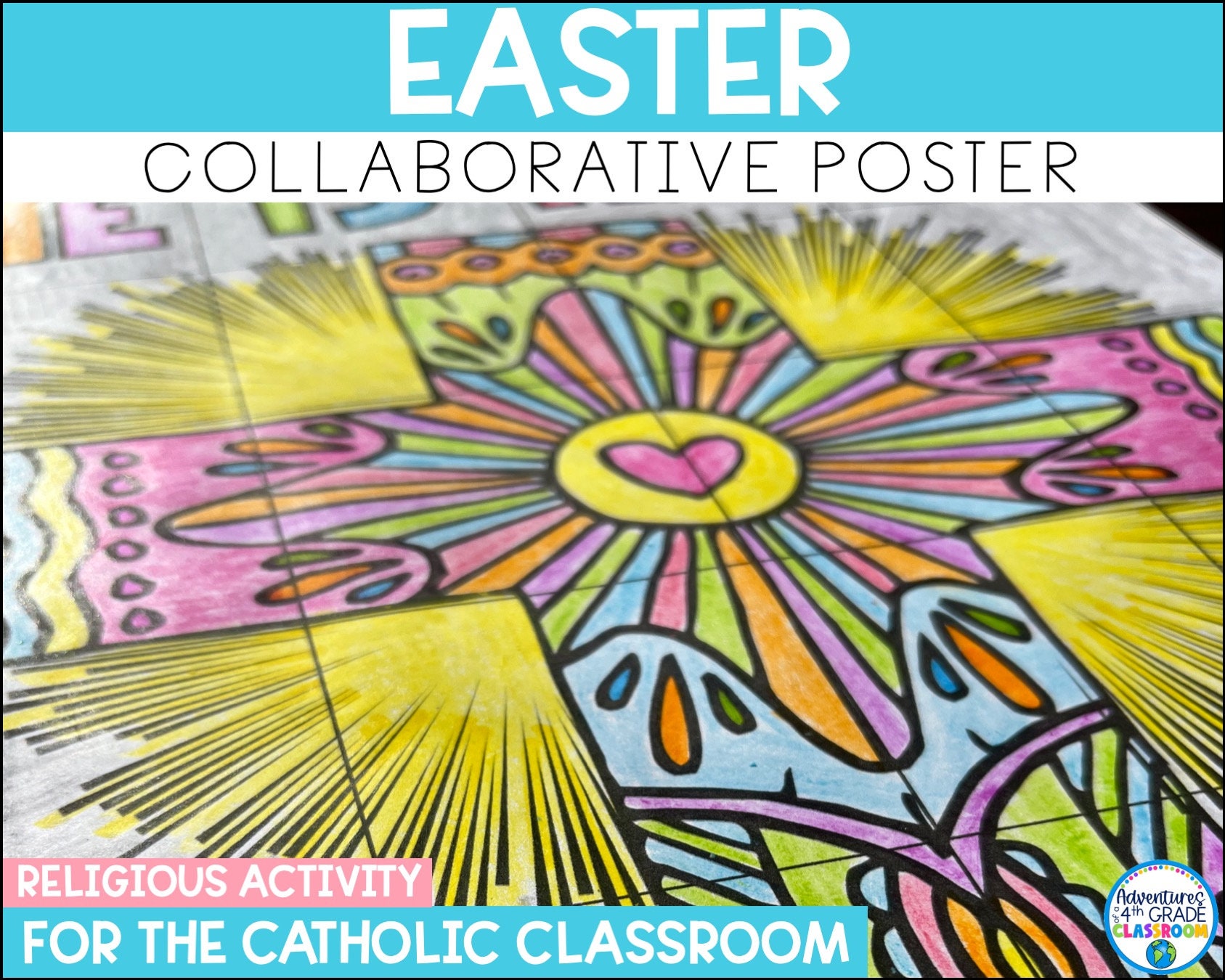 Easter Collaborative Poster | Catholic | Holy Week - Etsy