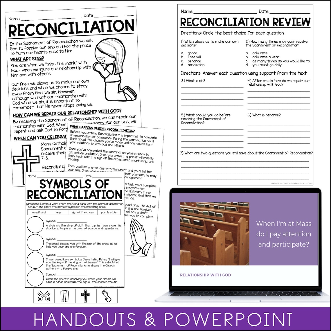 Reconciliation | Catholic | Lent - Etsy