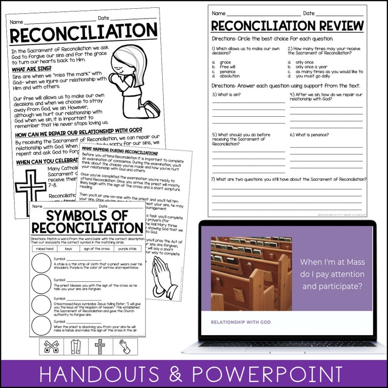 Reconciliation | Catholic | Lent - Etsy