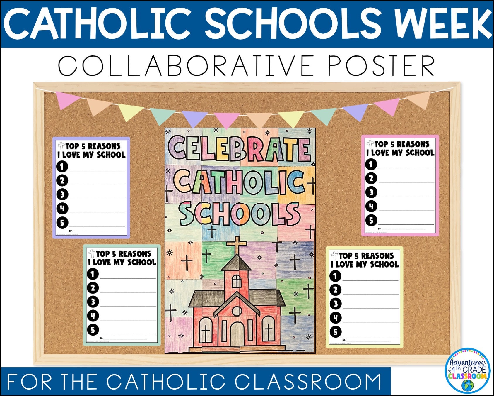 Catholic Schools Week Collaborative Poster - Etsy