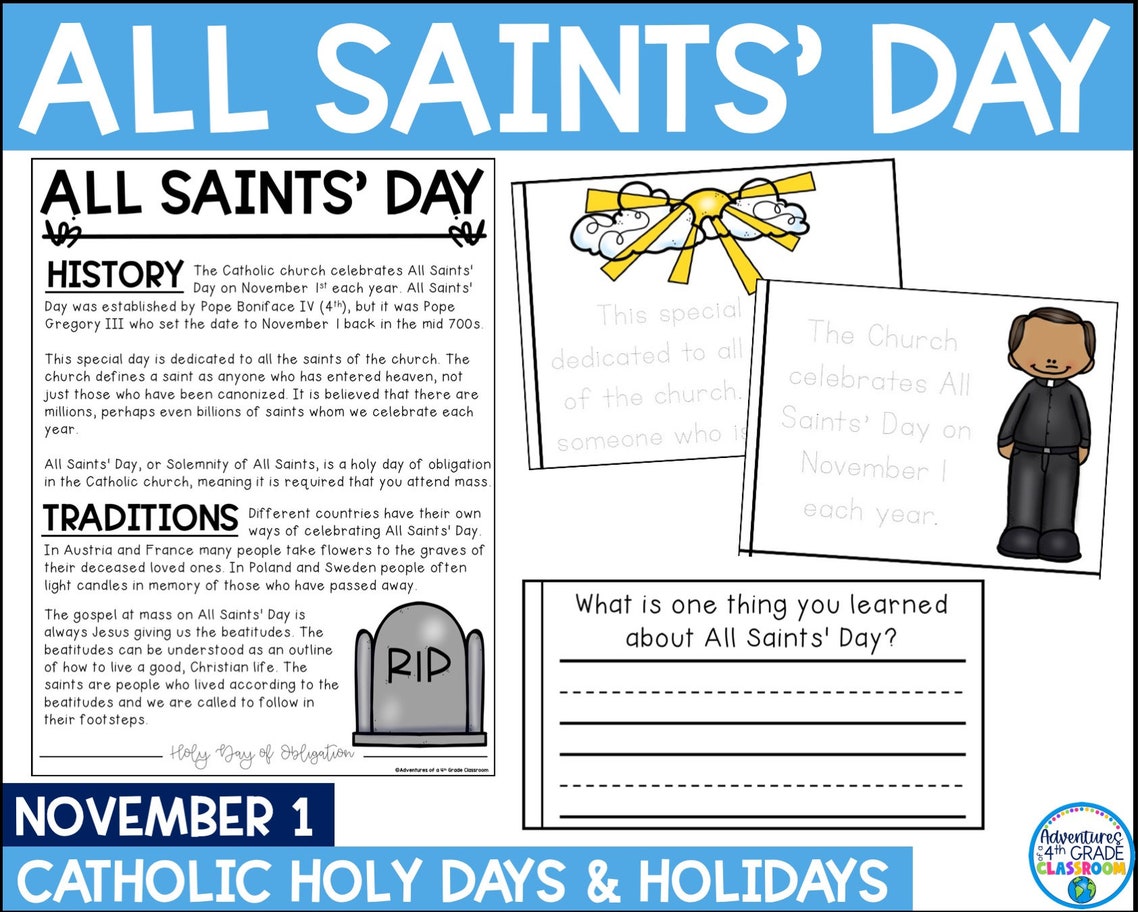 All Saints' Day | Catholic - Etsy