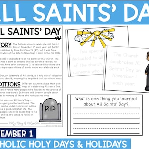 All Saints' Day | Catholic - Etsy