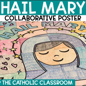 Hail Mary | Collaborative Poster | Catholic - Etsy