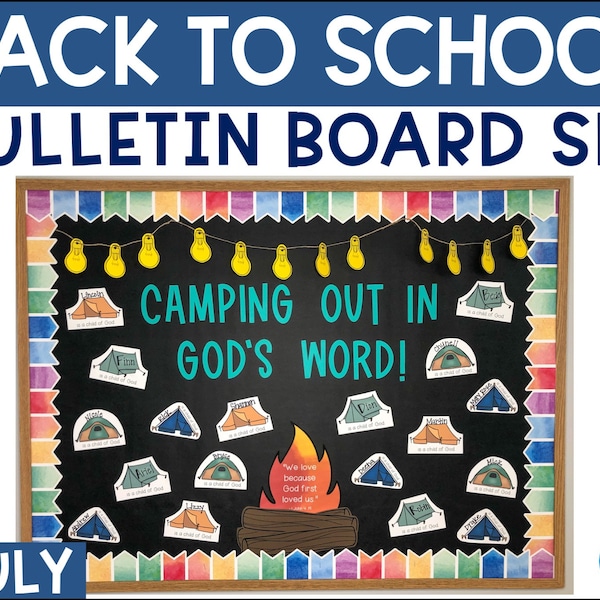 Camping Bulletin Board - Etsy