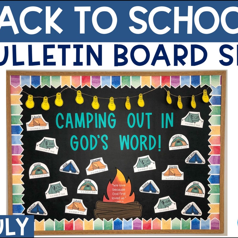 Camping Bulletin Board - Etsy