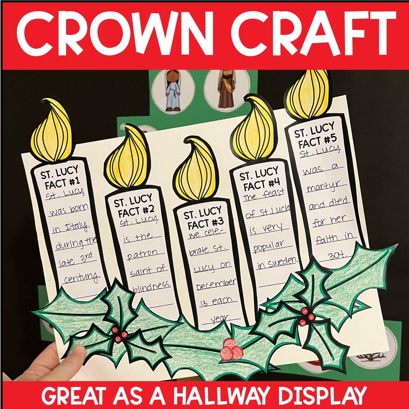 St. Lucy Biography & Activities (st. Lucia) - Etsy