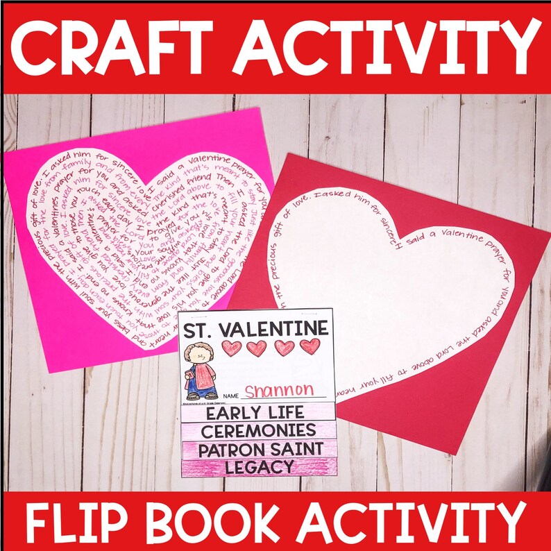 St. Valentine Biography & Activities | Valentine's Day - Etsy