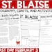 St. Blaise Biography & Activities - Etsy