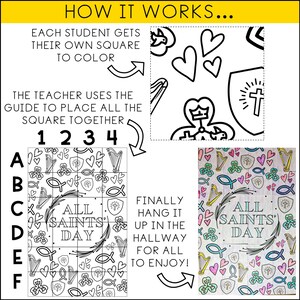 All Saints' Day Collaborative Poster | Catholic - Etsy