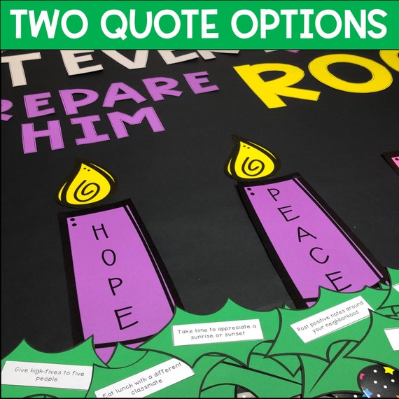 Catholic Advent Bulletin Board 90Pcs Christmas Christian Bulletin