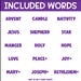Advent Season Word Search Activity for Vocabulary Catholic - Etsy