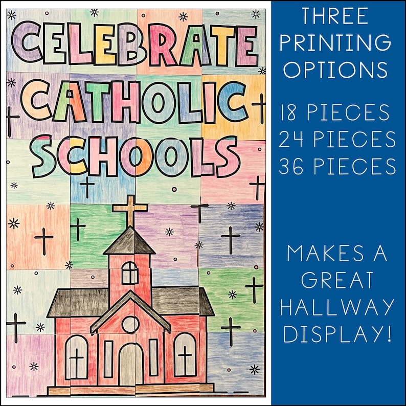 Catholic Schools Week Collaborative Poster - Etsy