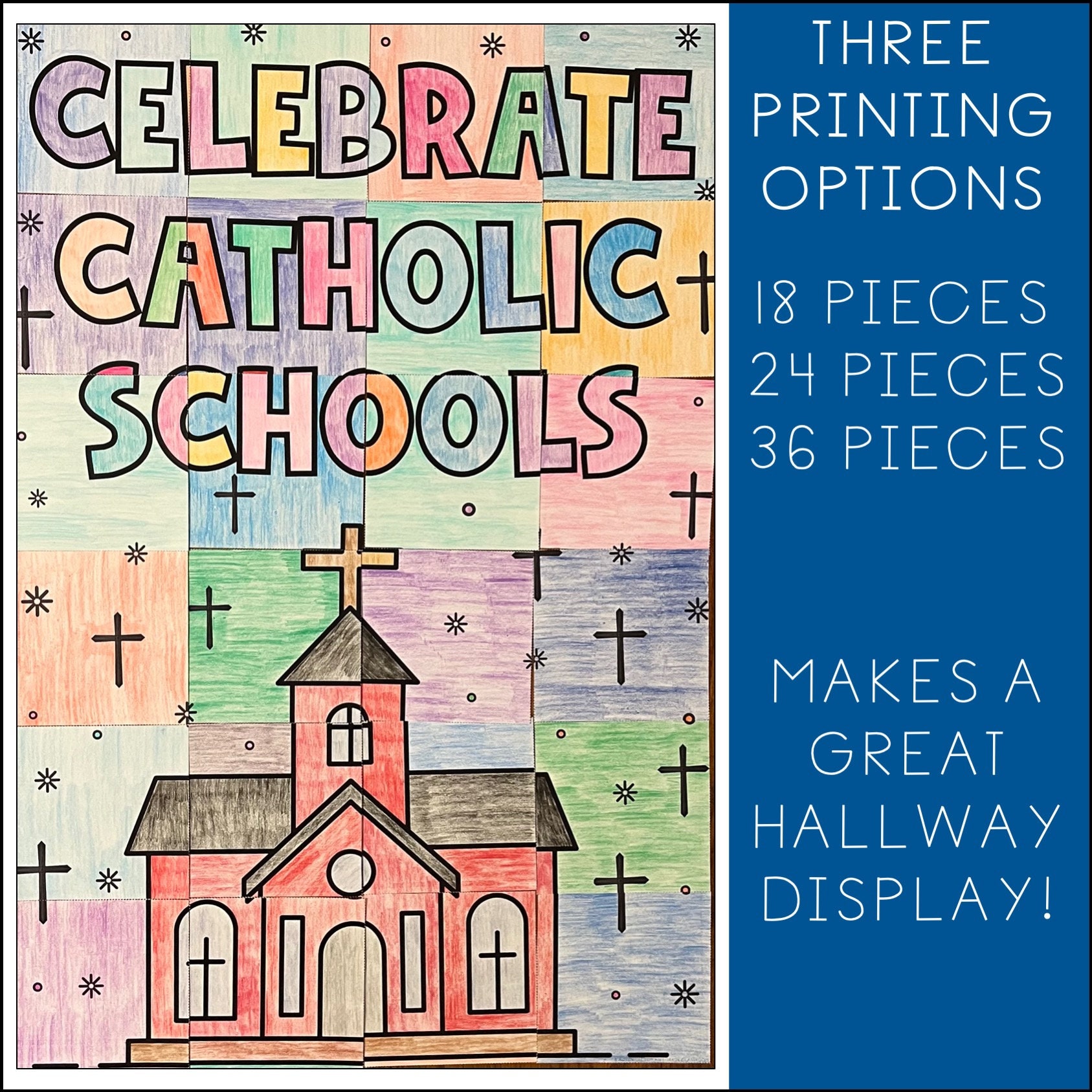 Catholic Schools Week Collaborative Poster - Etsy