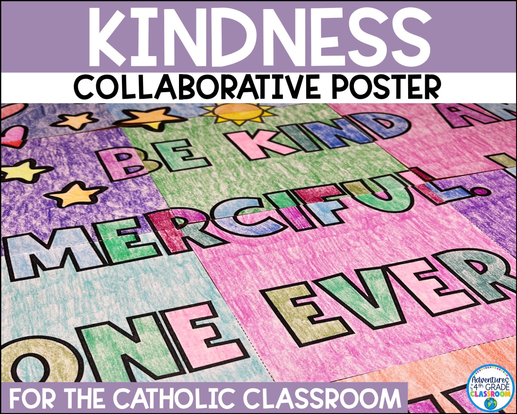 Kindness Collaborative Poster | Catholic | Mother Teresa - Etsy