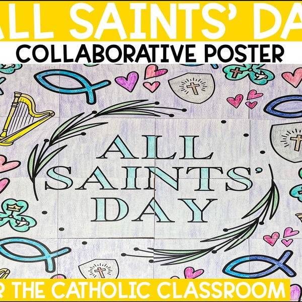 All Saints Day Poster - Etsy