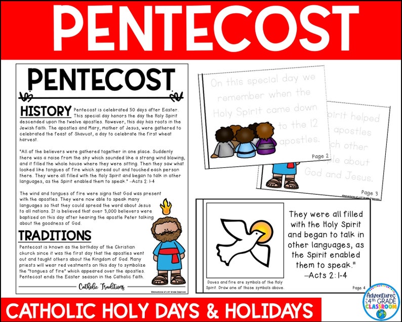 Pentecost | Catholic - Etsy
