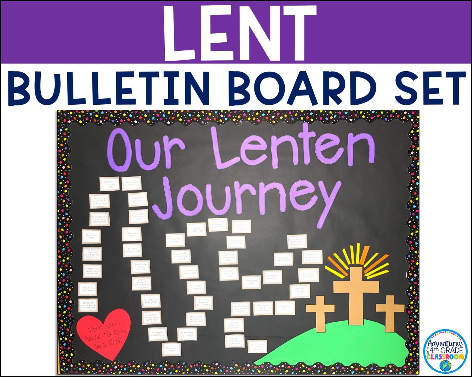 Lent Bulletin Board | Catholic - Etsy