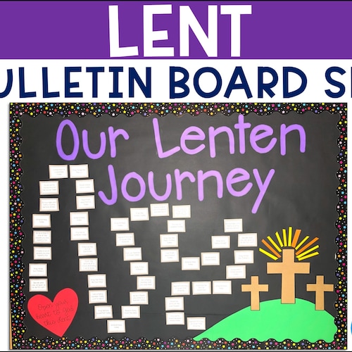Lent Bulletin Board Catholic - Etsy