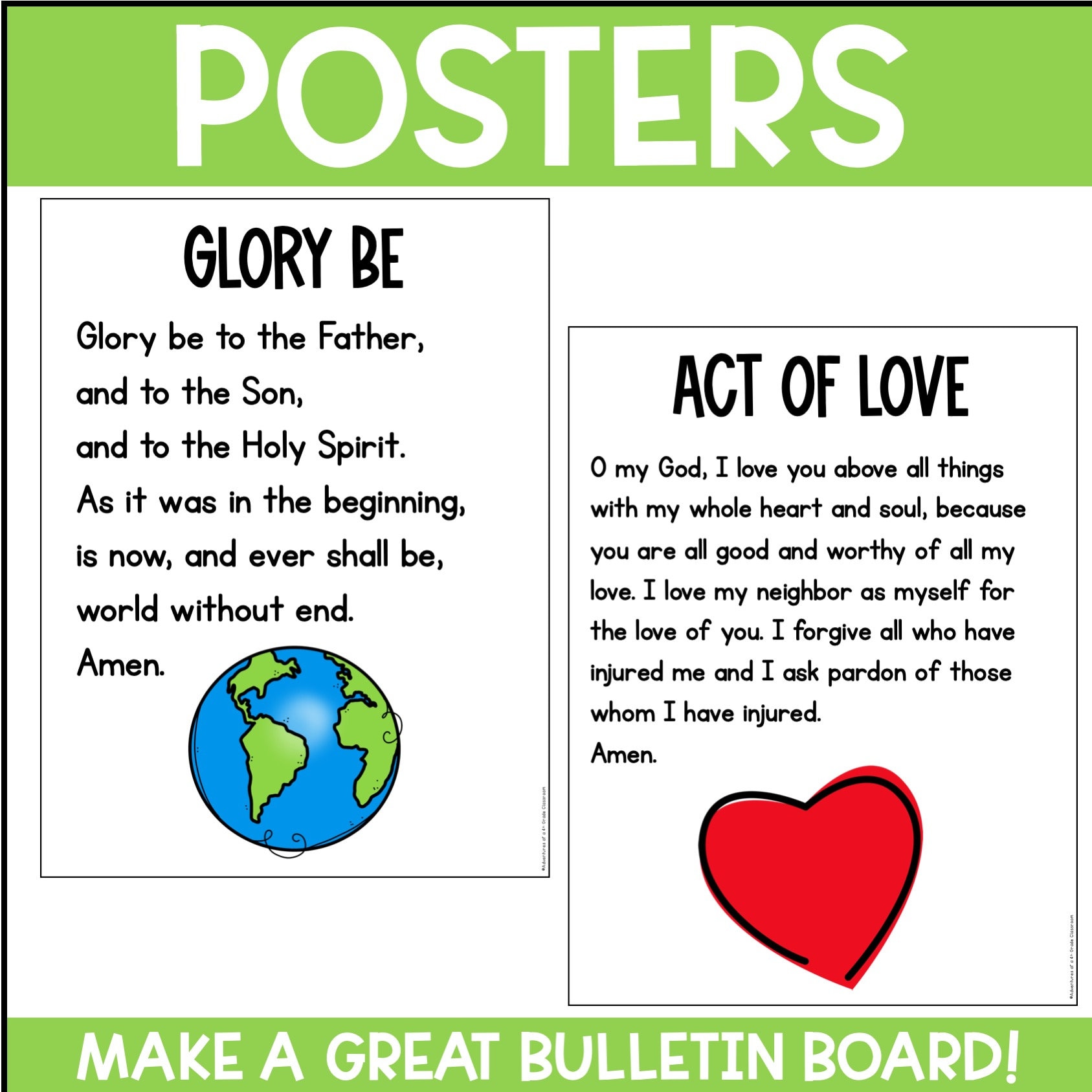 Catholic Prayer Booklet & Posters - Etsy