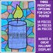 Advent Wreath Candles Collaborative Coloring Posters Activity Catholic ...