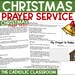 Christmas Prayer Service for Catholic Schools - Etsy