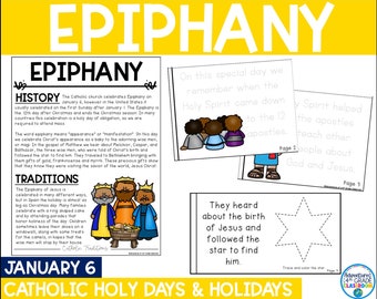 Feast of the Epiphany Reading Comprehension: Catholic Three Kings Day ...