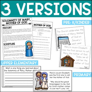 Solemnity of Mary | Catholic - Etsy