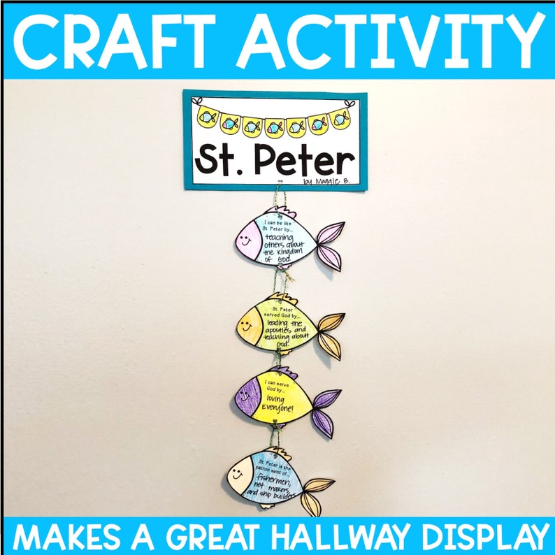 St. Peter Biography & Activities - Etsy