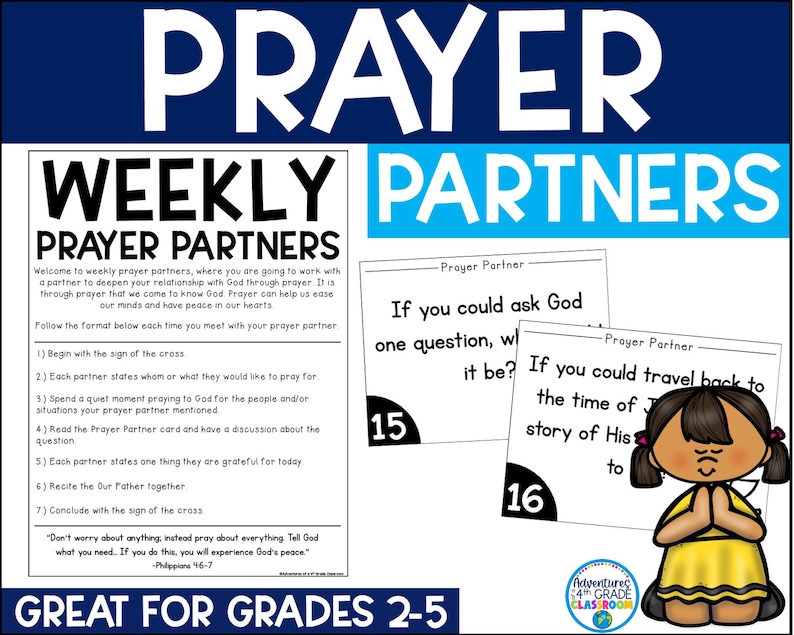 Catholic Prayer Partners | 52 Prompts - Etsy