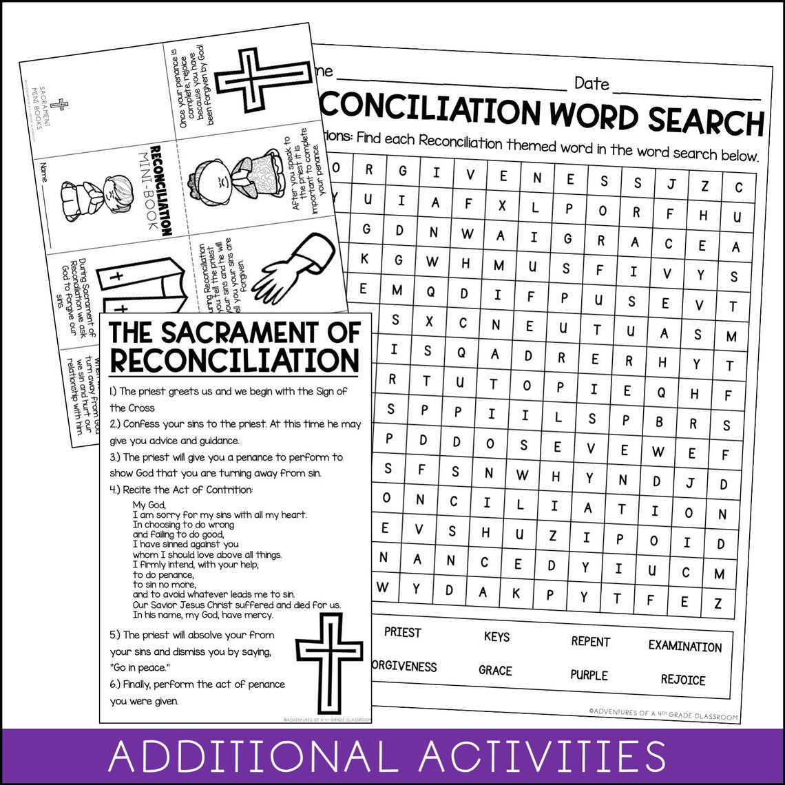 Reconciliation | Catholic | Lent - Etsy