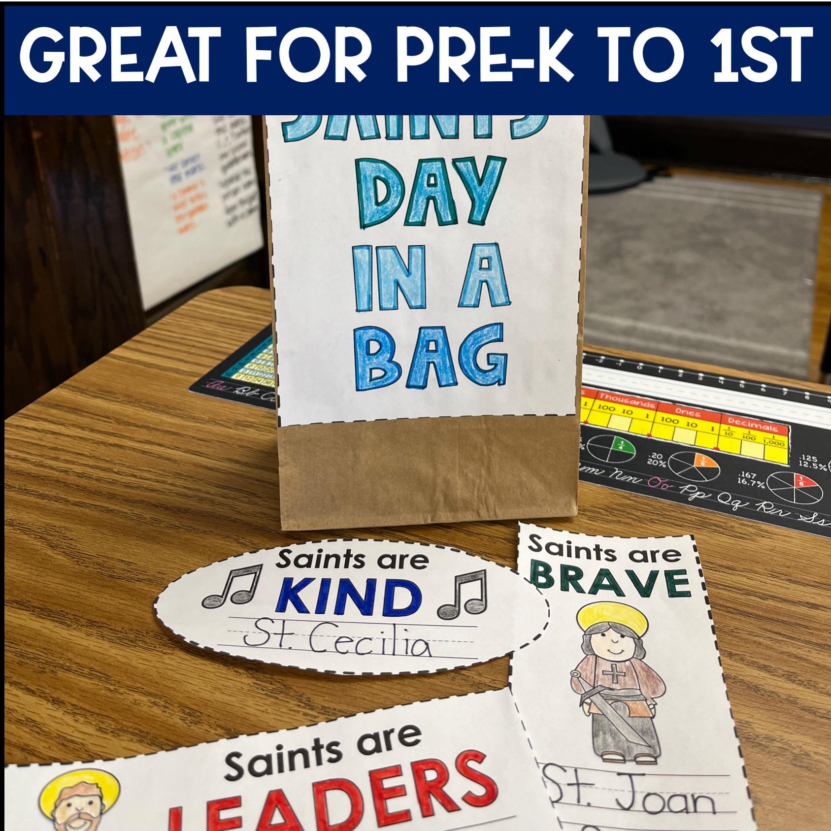 All Saints' Day Catholic Coloring and Tracing Craft Activity - Etsy