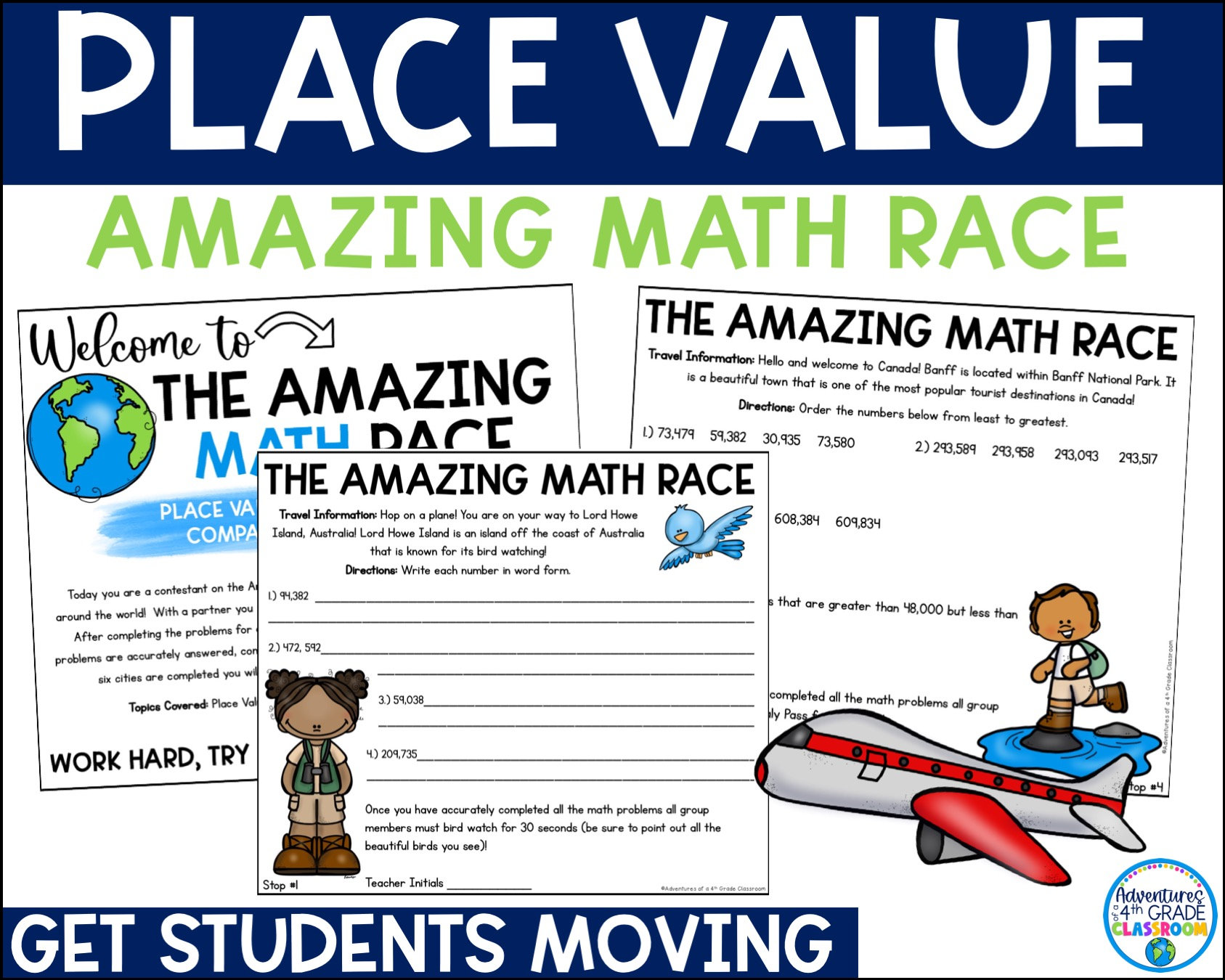 Place Value, Comparing Numbers, and Rounding Whole Numbers Review ...